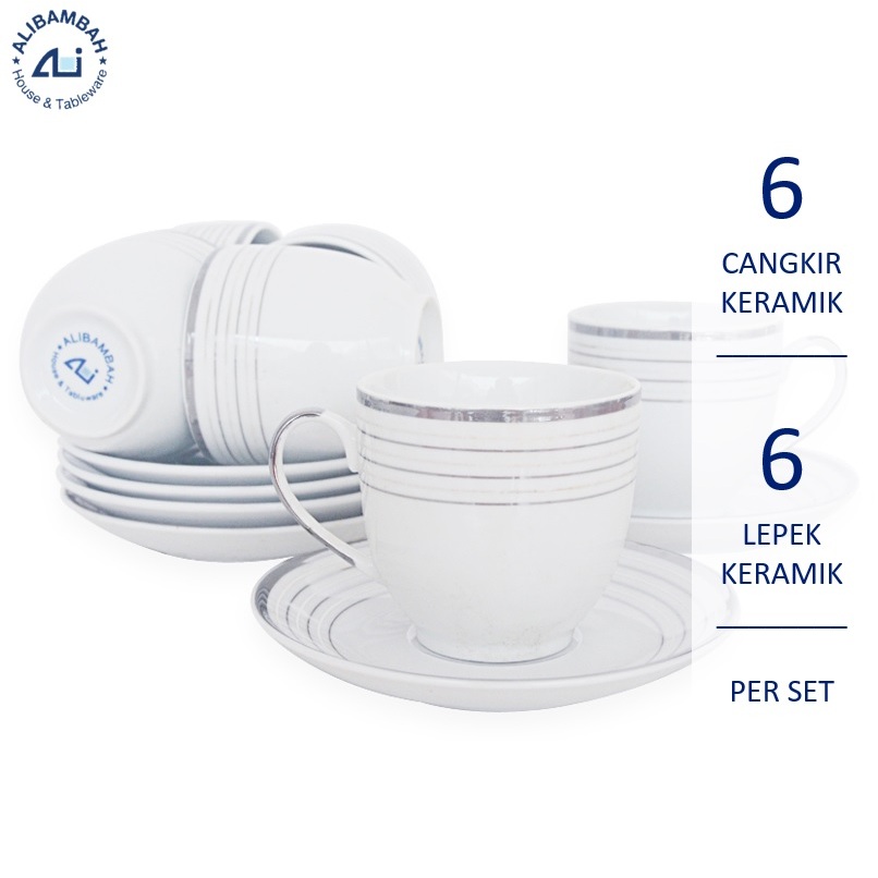 Jual Cangkir Set Keramik Alibambah - ALB-202A | Shopee Indonesia