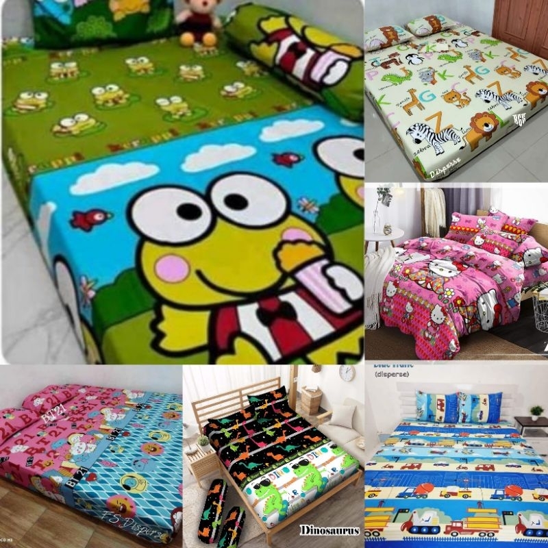 Jual SPREI UKURAN 90 - 200 MOTIF KARTUN ANAK | SPREI SET | UKURAN ...
