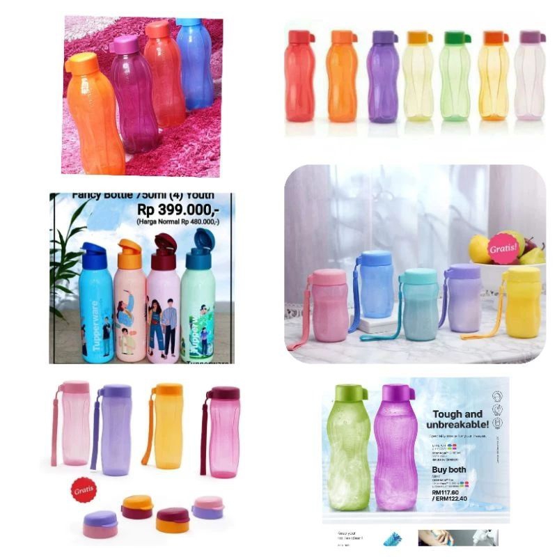 Jual Botol minum Tupperware dan Moorlife | Shopee Indonesia