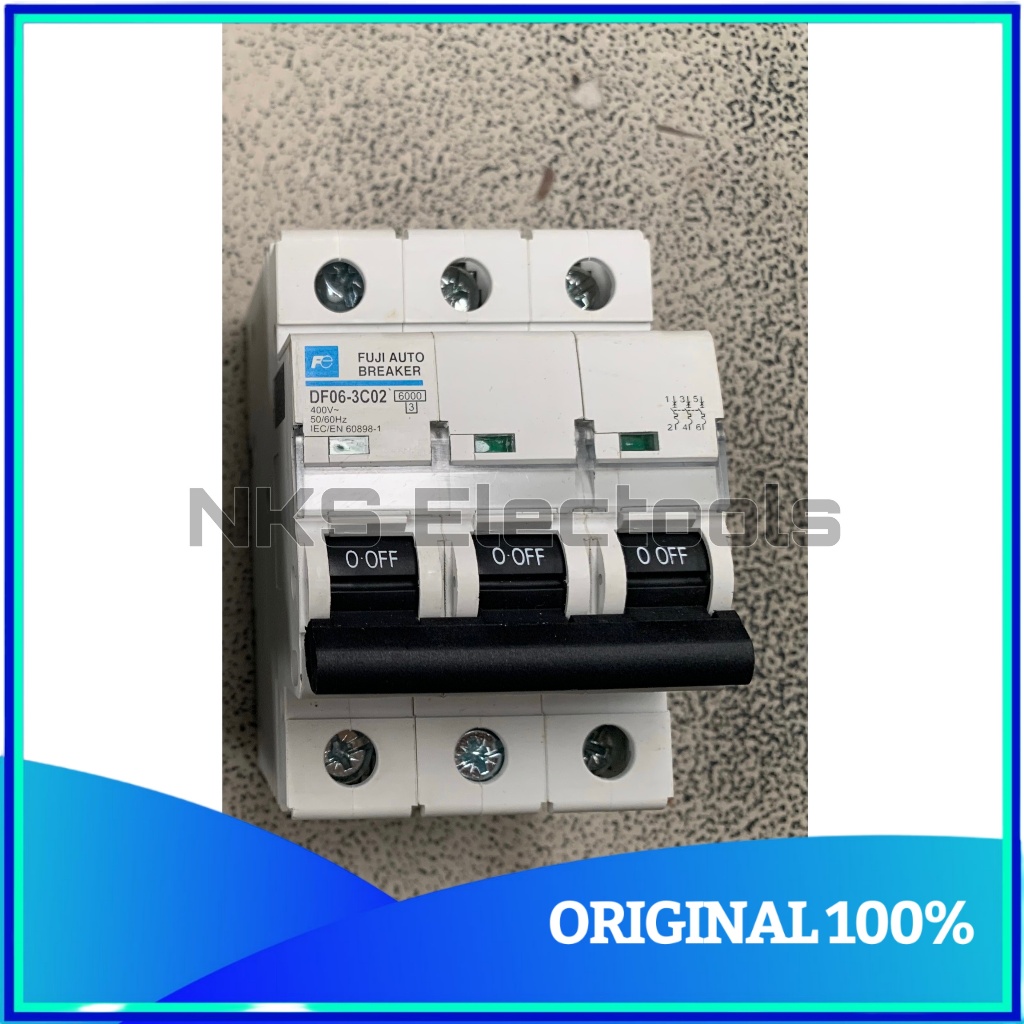 Jual MCB FUJI 1A 2A 3A 4A 6A 10A 16A 20A 25A 32A 40A 50A 63A Ampere 3P ...
