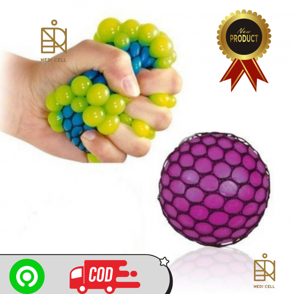 Jual Mesh Squish Ball Stress Ball Mainana Anak Anak | Shopee Indonesia