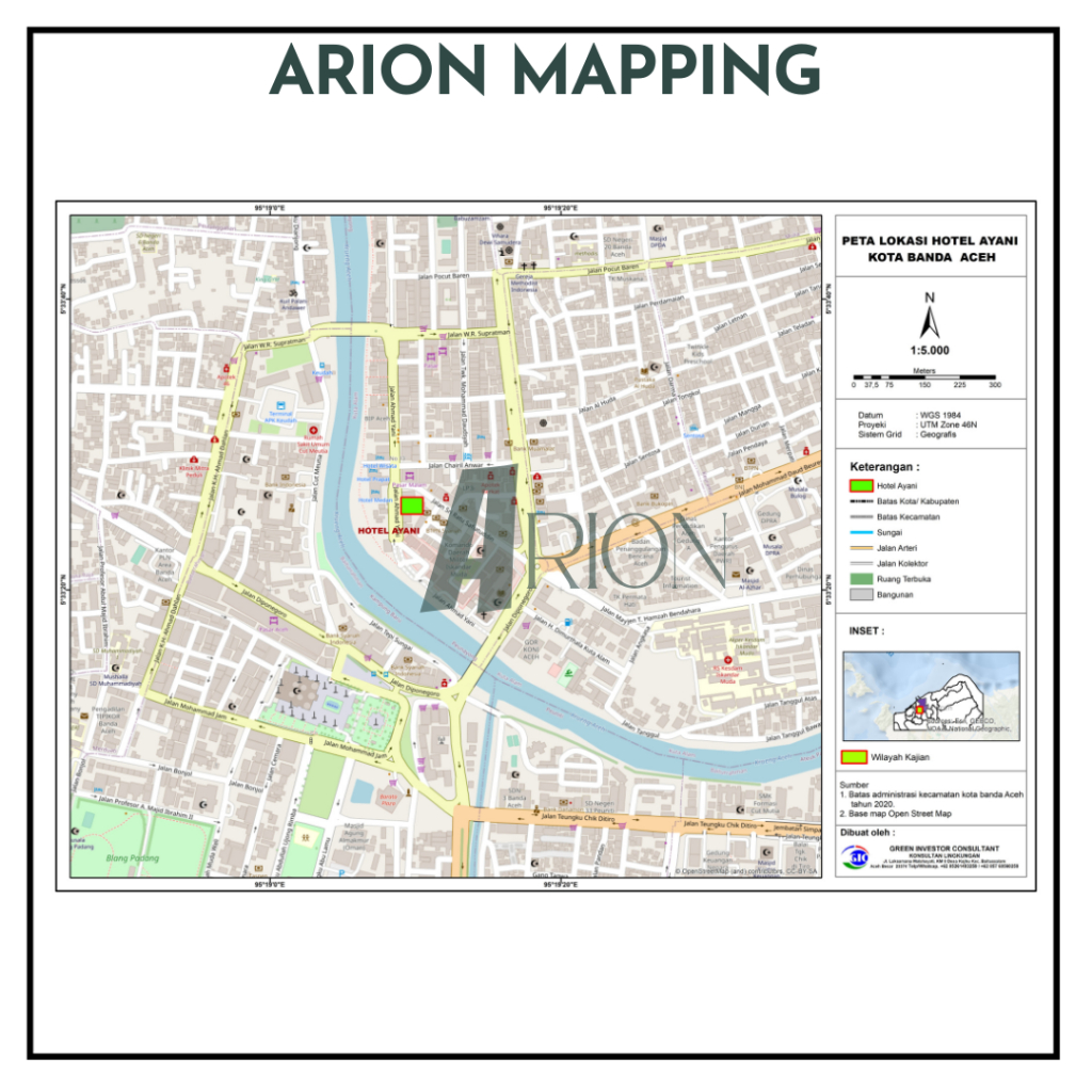 Jual [ARION MAPPING] Peta Lokasi penelitian A4 | Shopee Indonesia