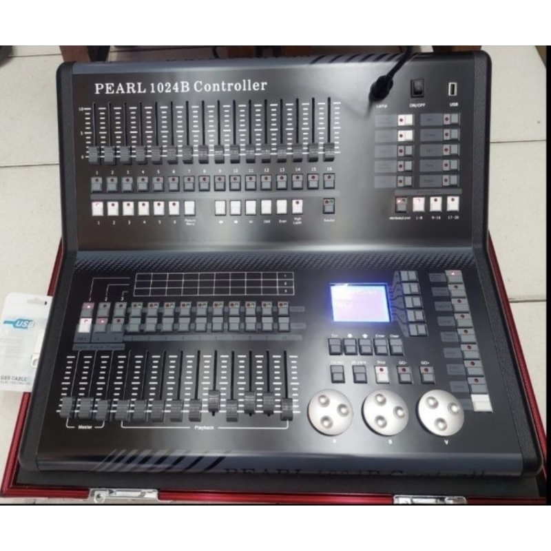 Jual MIXER MINIPEARLS 1024B WARNA HITAM BONUS HARDCASE, USB, LAMPU ...