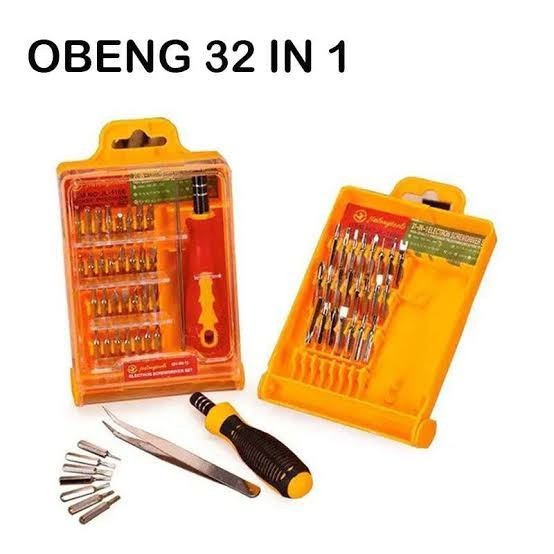 Jual Obeng Set 32 IN 1 Lengkap dengan Pinset | Shopee Indonesia