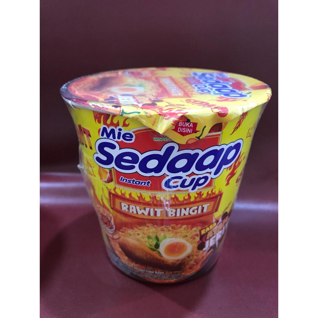Jual Sedaap Mie Cup Rawit Bingit Ayam Jerit 75g - Cup Mie Kuah Pedas ...