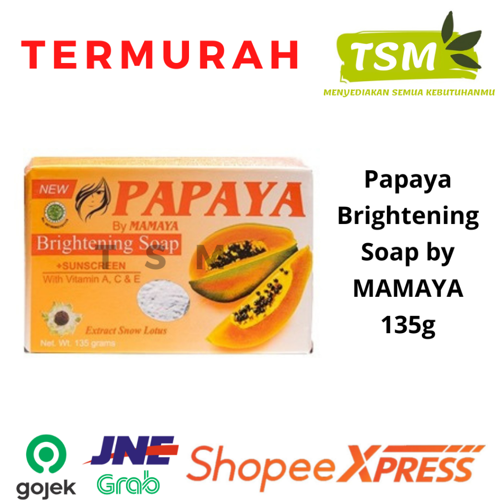 Jual Papaya Brightening Soap by MAMAYA 135g | Shopee Indonesia