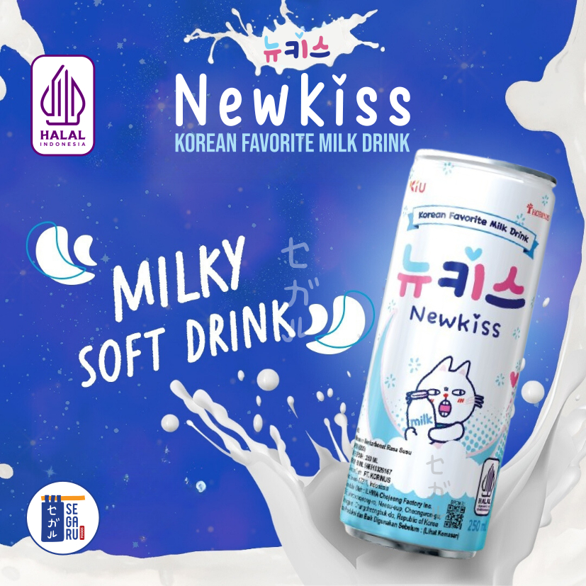 Jual KORINUS Newkiss Minuman Susu Soda Korea Halal 250ml | Shopee Indonesia