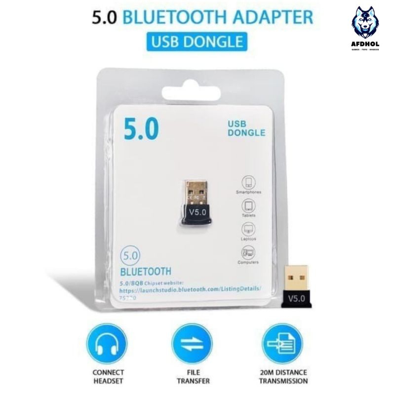 Jual USB BLUETOOTH DONGLE 5.0 BT WIRELESS ADAPTER RECEIVER AUDIO PC ...
