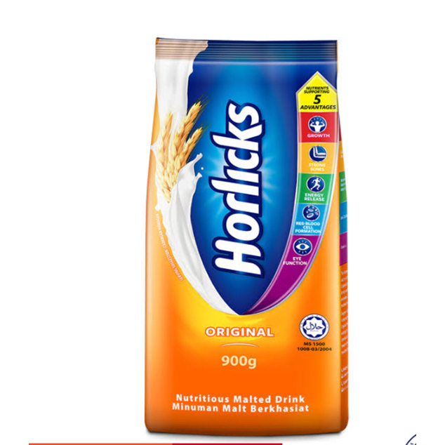 Jual Horlicks Original Nutritious Malted Drink 900g | Shopee Indonesia