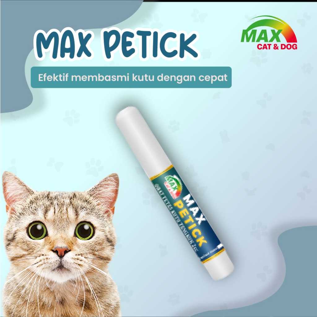 Jual MAX PETICK | Obat Anti Kutu Tetes Kucing | Shopee Indonesia