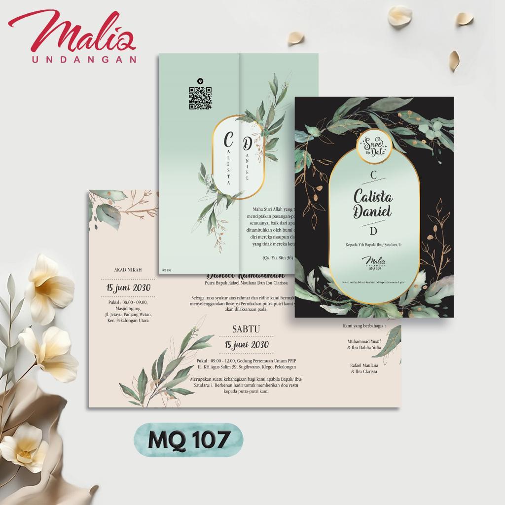 Jual MALIQ 107 Cetak Undangan Pernikahan atau Undangan Cetak Siap Sebar ...