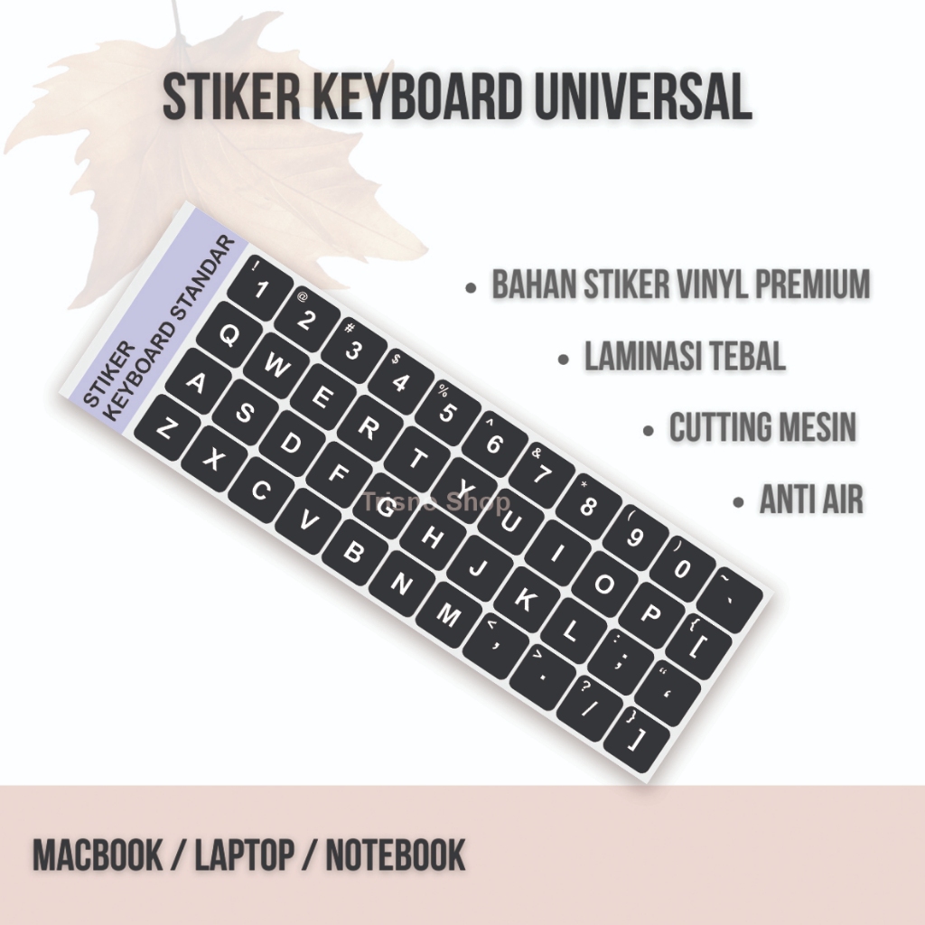 Jual STIKER KEYBOARD ENGLISH ANTI AIR HANGEUL [ BAHAN PREMIUM ...