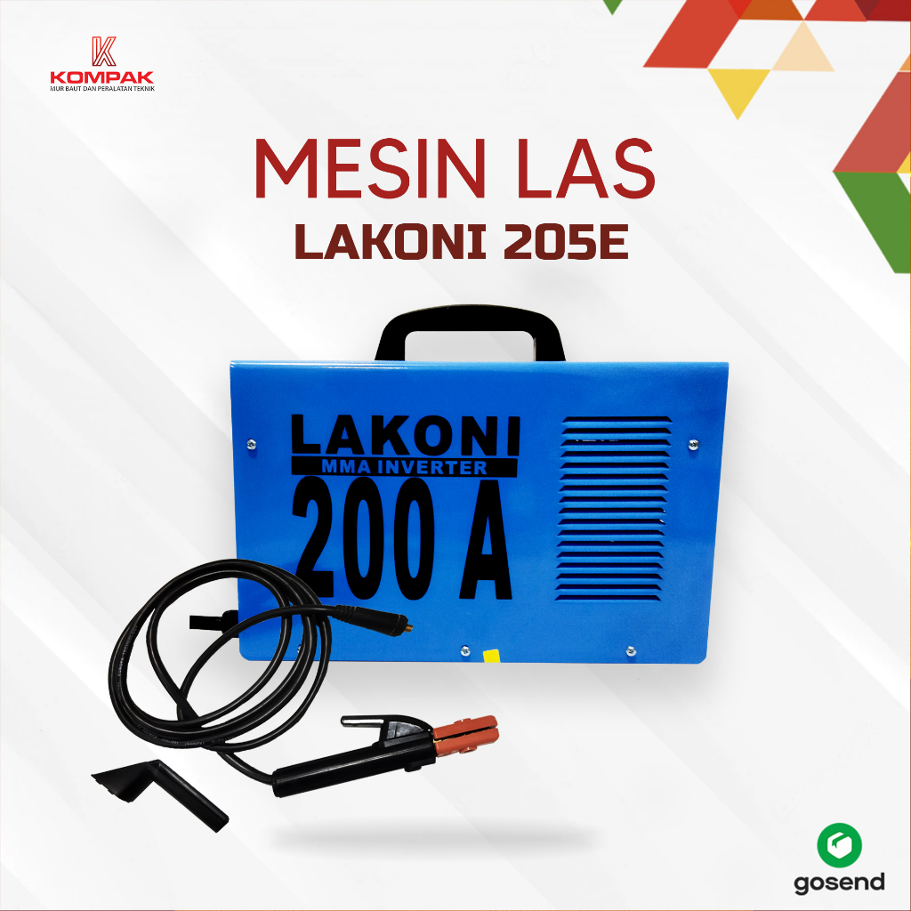 Jual Mesin Las Lakoni 205 E 200 A / Trafo Las Inverter Lakoni 205E 200A | Shopee Indonesia