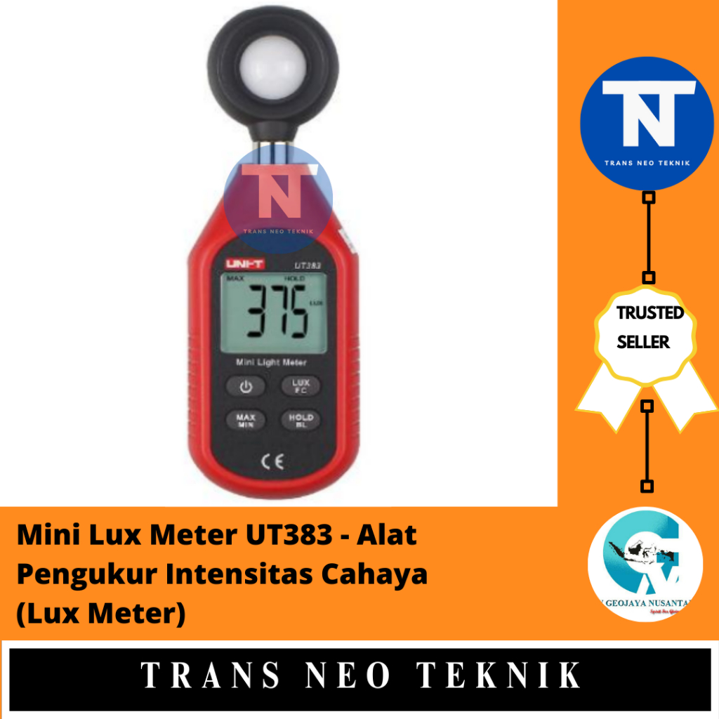 Jual Mini Lux Meter UT383 - Alat Pengukur Intensitas Cahaya (Lux Meter ...