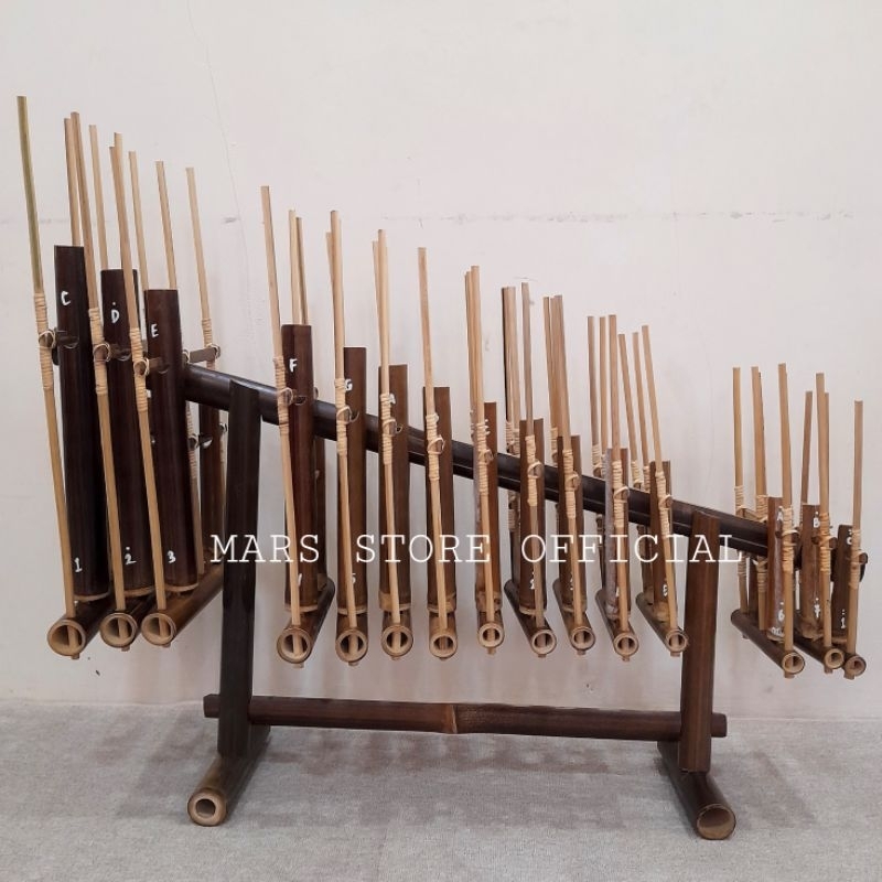Jual Angklung 15 Nada Bambu Hitam | Shopee Indonesia