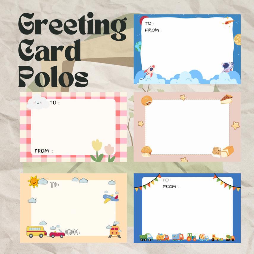 Jual Greeting Card BLANK Polos / Gift Card Kartu Polosan Kosong ...