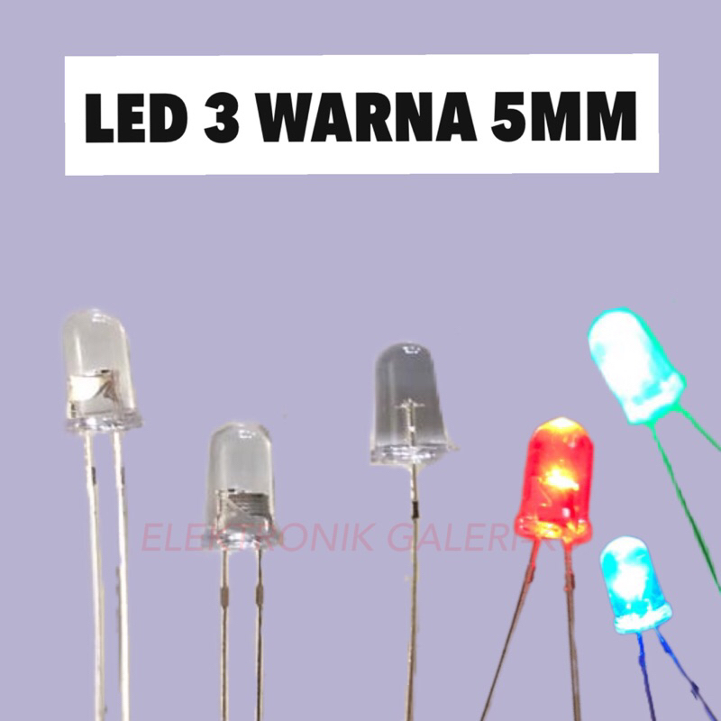 Jual LED 3 WARNA 5MM (HARGA PER 20PCS) | Shopee Indonesia