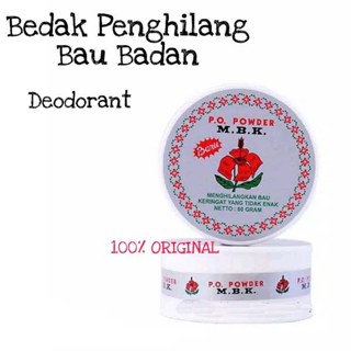 Jual MBK POWDER Tin Bulat Putih & SIlver BEDAK ANTI BAU BADAN Cerianti ...