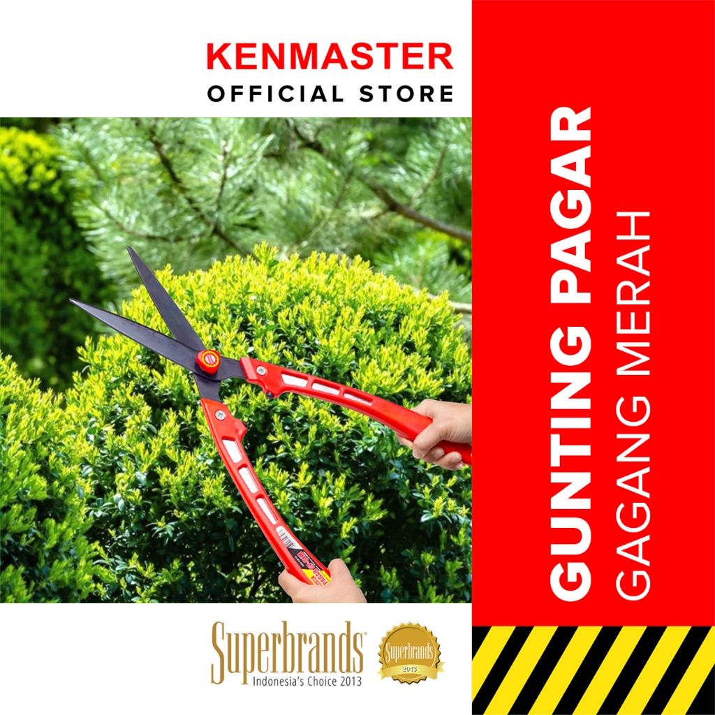 Jual Kenmaster Gunting Pagar Gg Merah GP 01 / Gunting Rumput - GUNT081 ...