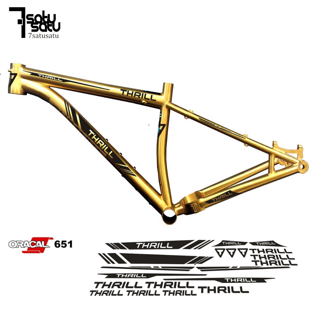 Jual Stiker Frame Sepeda THRILL | Shopee Indonesia