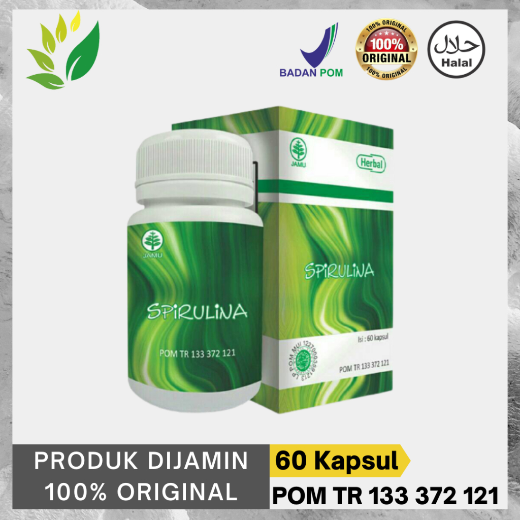 Jual Kapsul Spirulina HIU Original Herbal Memelihara Kekebalan Tubuh ...