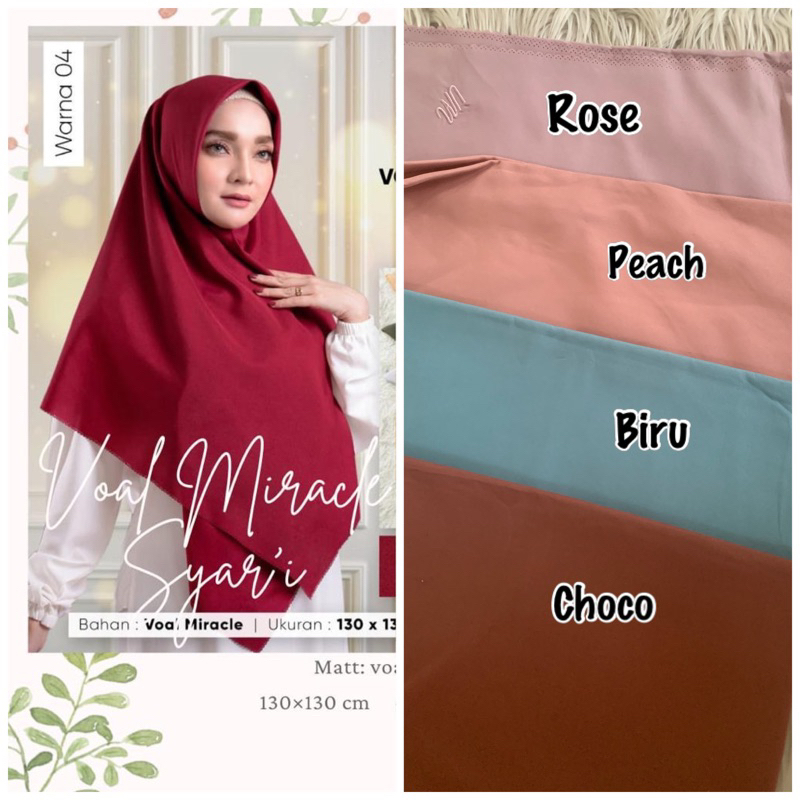 Jual Voal miracle Syar’i UMAMA | Shopee Indonesia