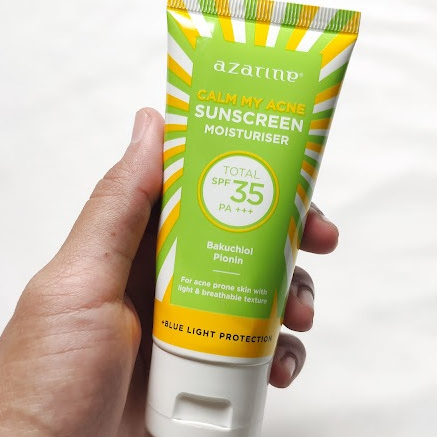 Jual AZARINE Calm My Acne Sunscreen Moisturiser SPF35 PA+++ 40ml ...