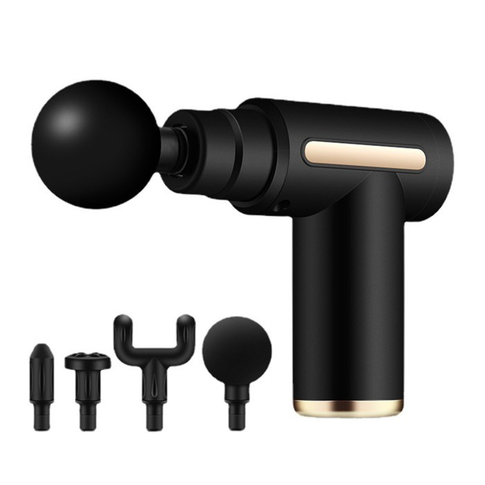 Jual Alat pijat massage gun 4 IN 1 Portable baterai FULL 1800mAh ...