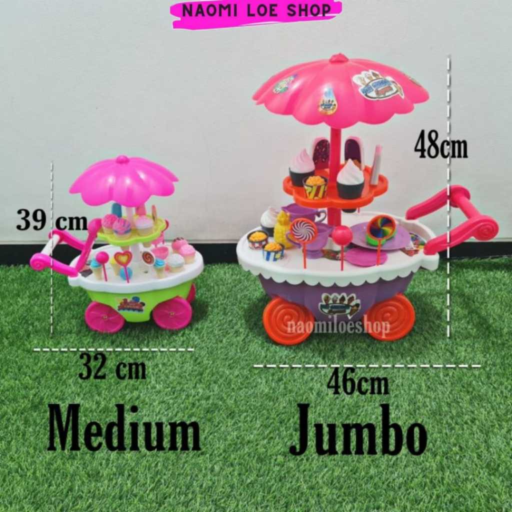 Jual Mainan Ice Cream Cart - Gerobak Es Krim - Penjual Es Krim ...