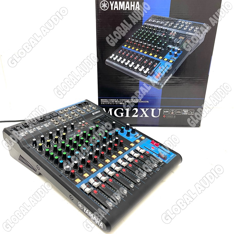 Jual Mixer Audio Yamaha MG-12XU 12Channel Grade A Mixer Yamaha Mg12xu ...
