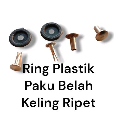 Jual Sepasang Paku Belah Ring Plastik Dan Keling Ripet Untuk Pemasangan ...