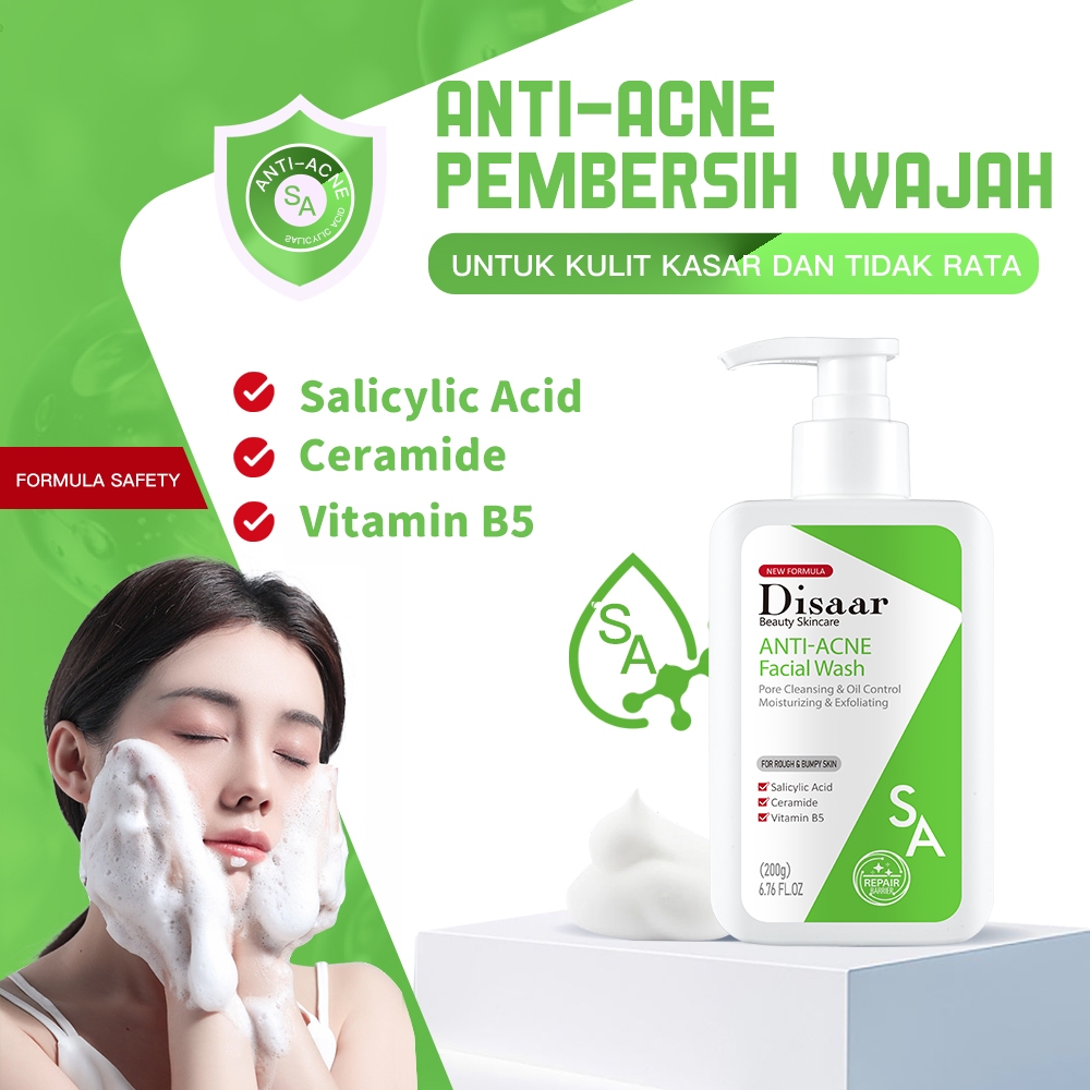 Jual Disaar Facial Cleanser Daily Anti-Acne Jerawat Salicylic Acid ...
