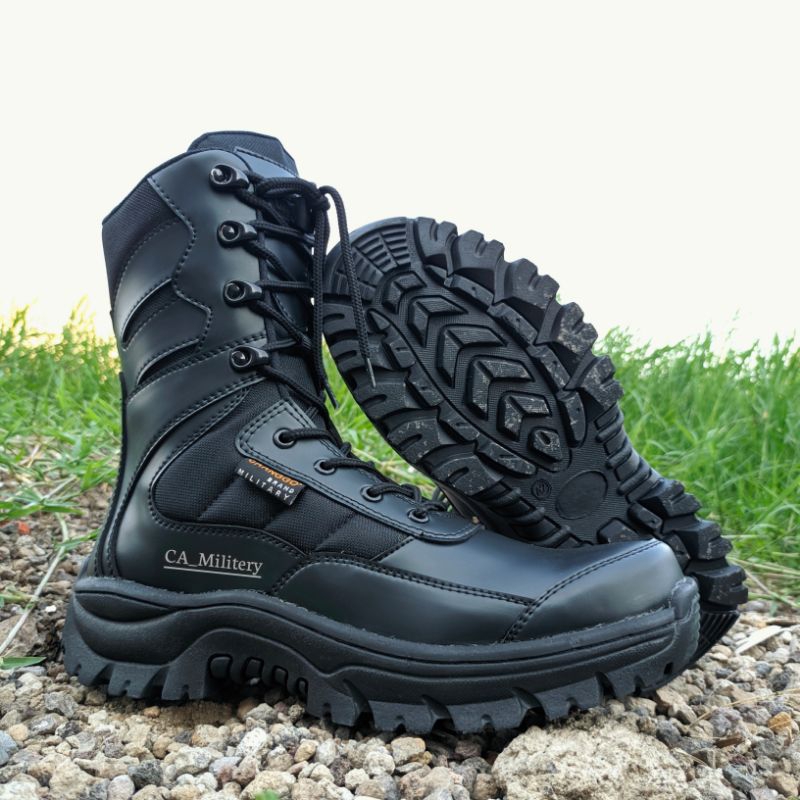 Jual Sepatu PDL TNI Polri Terbaru 2025 Tactical Safety Boots Ujung Besi ...
