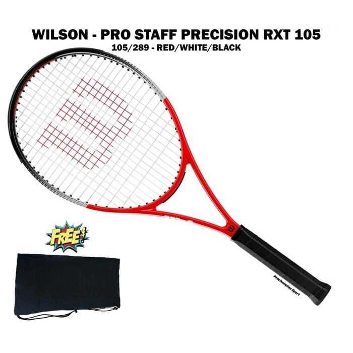 Jual Raket Tenis Wilson Pro Staff RXT 105 Original - Red / White ...