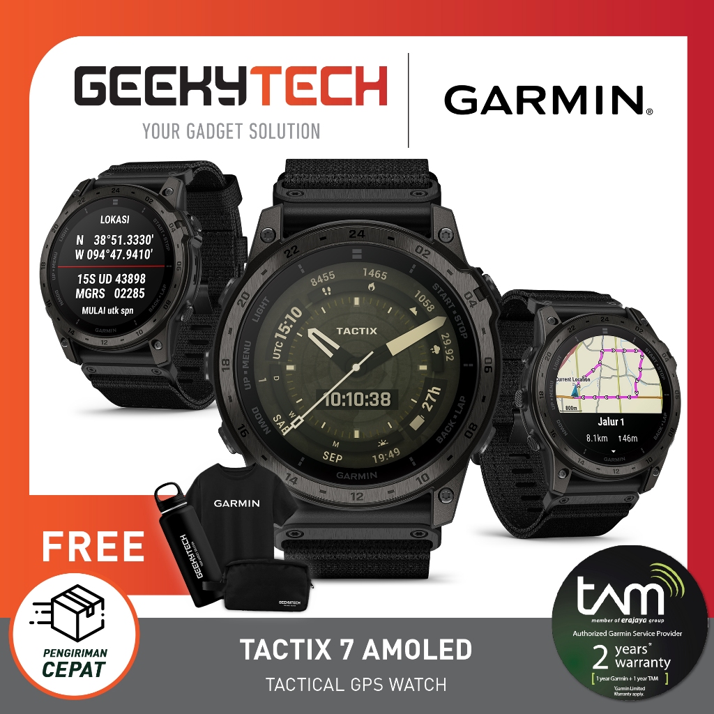 Jual Garmin Tactix 7 Amoled Tactical Watch / Tactix 7 Oled - Garansi ...