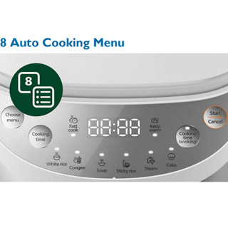Jual Philips HD3170/33 Mini Digital Rice Cooker 3000 Series 0.85L ...