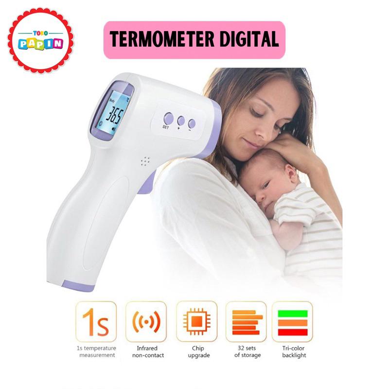 Jual TokoPapin Termometer Digital Infrared Thermometer Bayi Alat Ukur ...