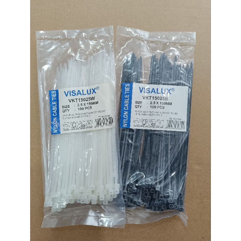 Jual kabel tie visalux ukuran 2,5x150mm | Shopee Indonesia
