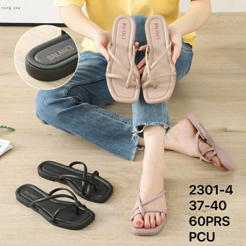 Jual 2301-4 Original Sandal Balance Jepit Silang jempol Wanita Terbaru ...