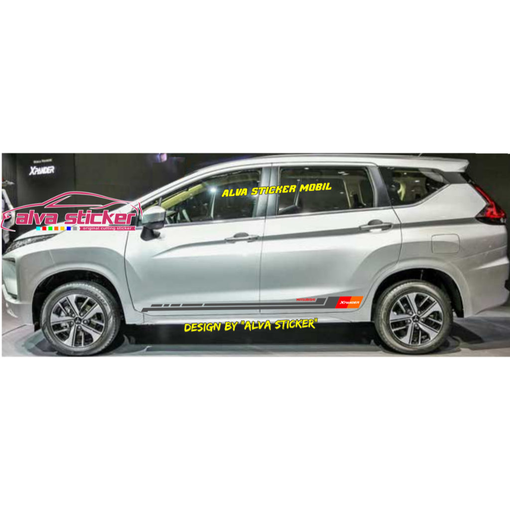 Jual stiker xpander sticker xpander list stripe simple lane body mobil mitsubishi xpander cross ...