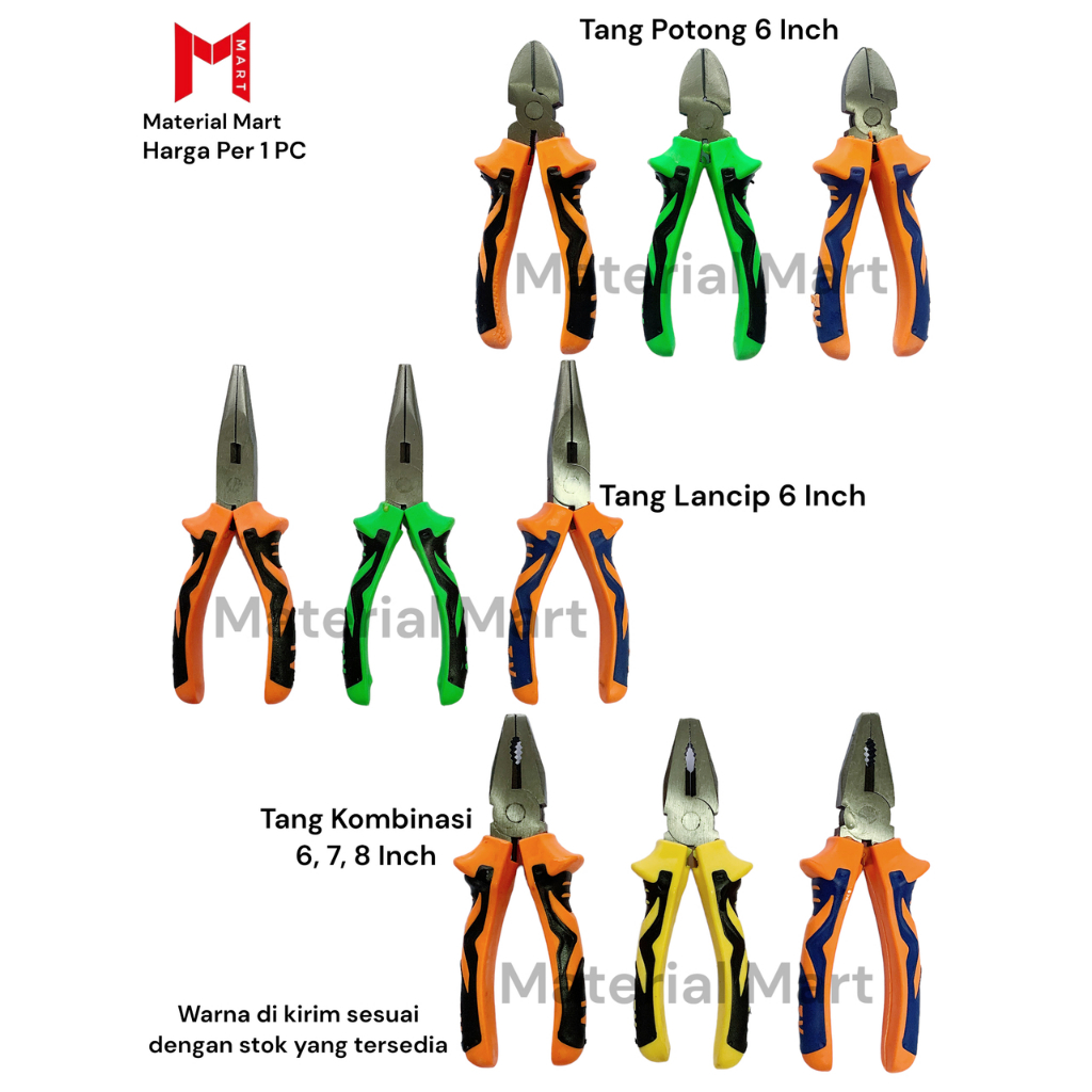 Jual Tang Potong | Tang Kombinasi | Tang Lancip|Diagonal | Long Nose ...