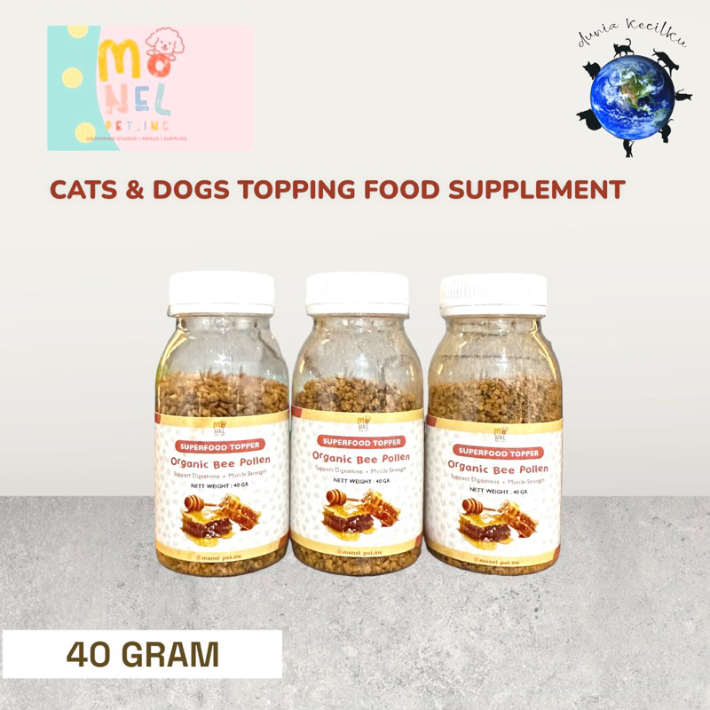 Jual Monel Pet Topping Food Bee Pollen - Vitamin Anjing Kucing ...