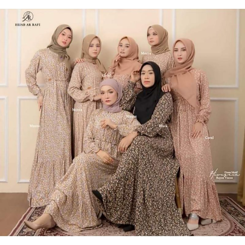 Jual DRESS HAWAYEIN motif1 ( by arrafi ori ) | Shopee Indonesia