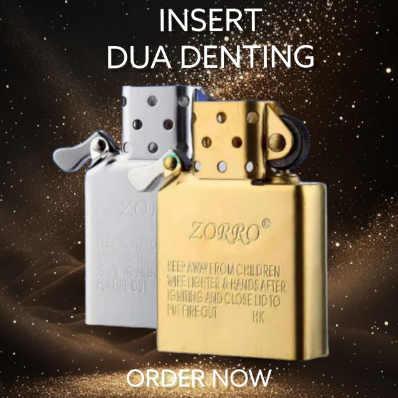 Jual INSERT / DALEMAN KOREK API MINYAK ZORRO DAN ZPO DUA DENTING/ 2X ...