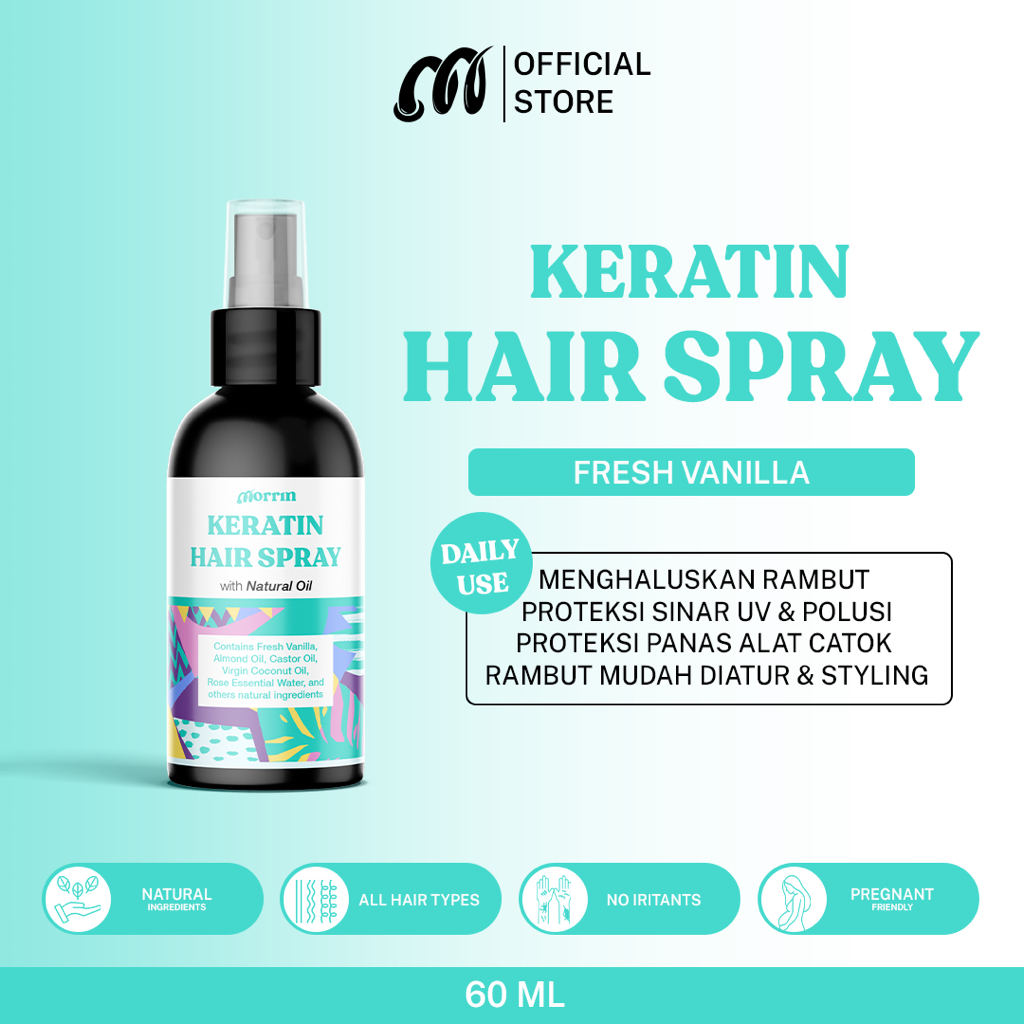 Jual Morrin Fresh Vanilla Keratin Hair Mist - Spray Vitamin Dan Parfum ...