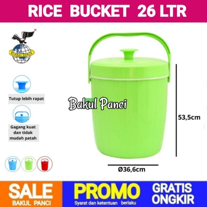 Jual TERMOS NASI 26 GLOBAL EAGLE TERMOS NASI / RICE ICE BUCKET / TERMOS ...