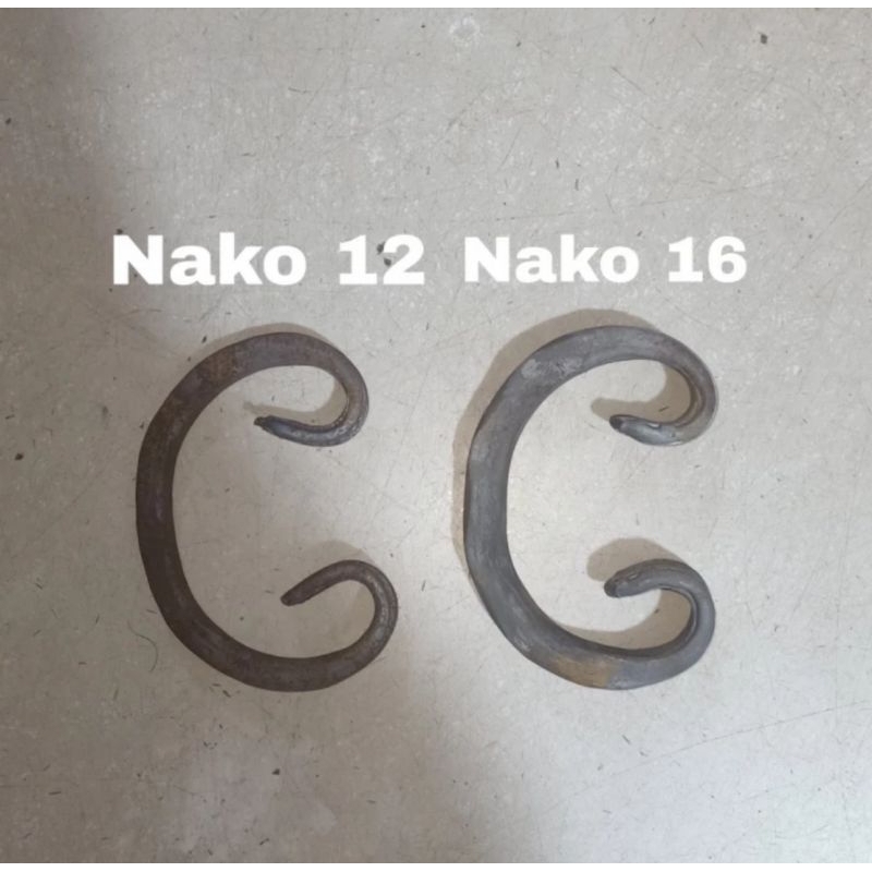 Jual Ornamen Pagar Besi Tekukan Nako Letter C 12 cm (Nako 12 dan Nako ...