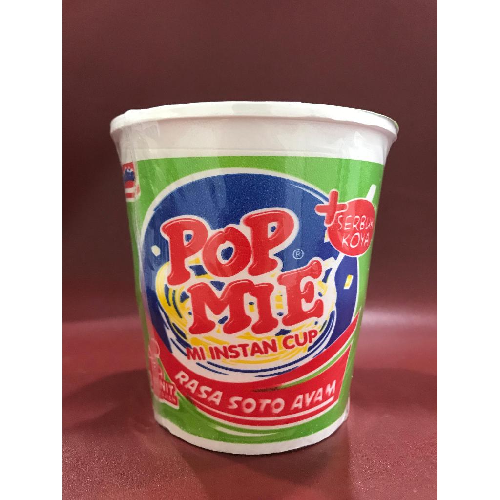 Jual Pop Mie Kuah Cup Rasa Soto Ayam 77g - Mie Cup Kuah Rasa Soto Ayam ...