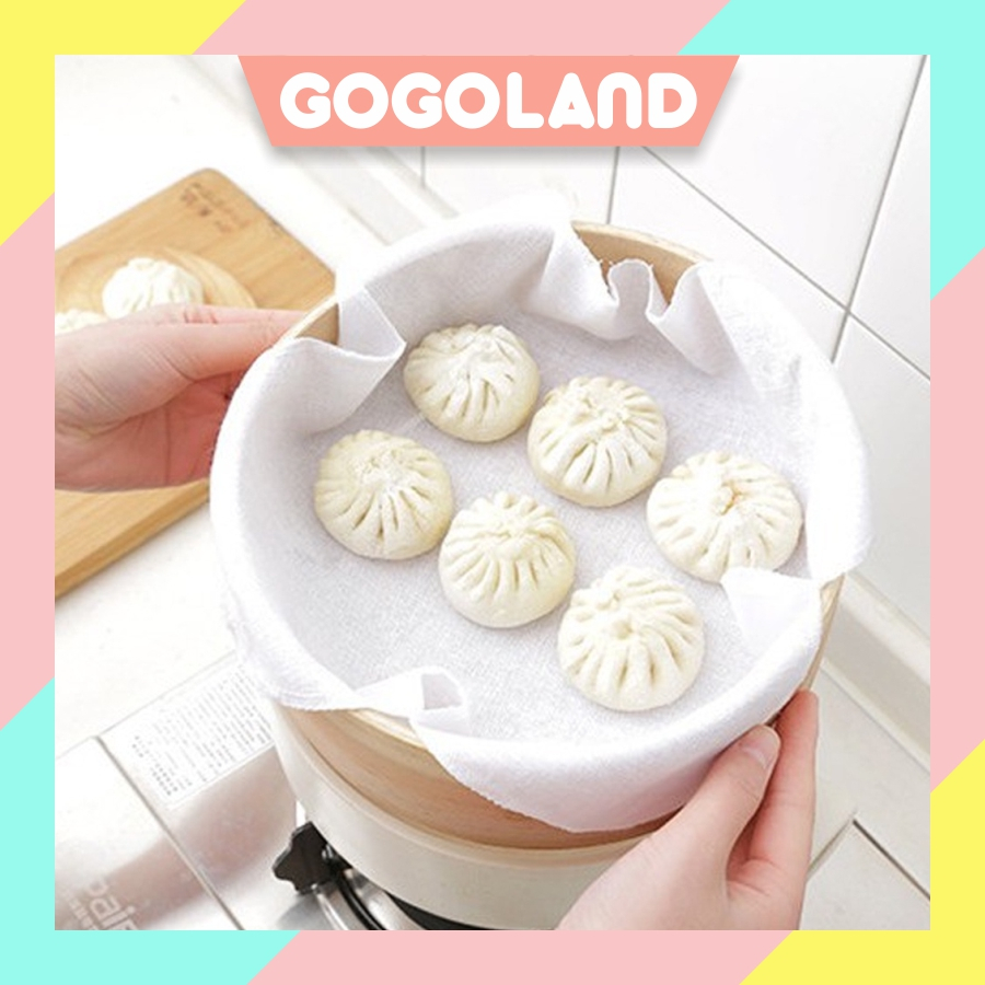 Jual ⭐Gogoland⭐ KAIN KUKUS MASAK PAO BAKPAO ROTI KUE PANGSIT / KAIN PAO ...