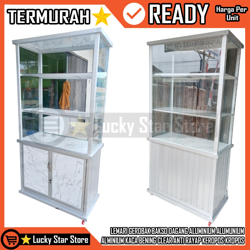 Jual [KARGO] LEMARI GEROBAK GERUBAK BAKSO SOMAI SIOMAI BATAGOR DAGANG ...